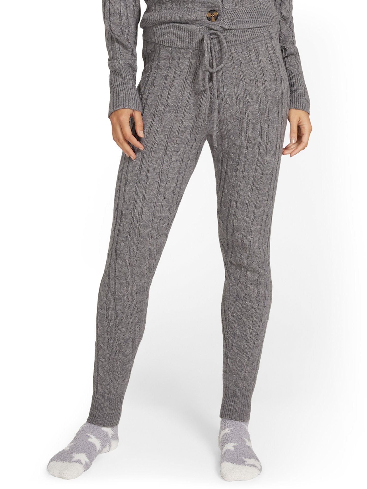 Cable-Knit Jogger Pant – New York & Company