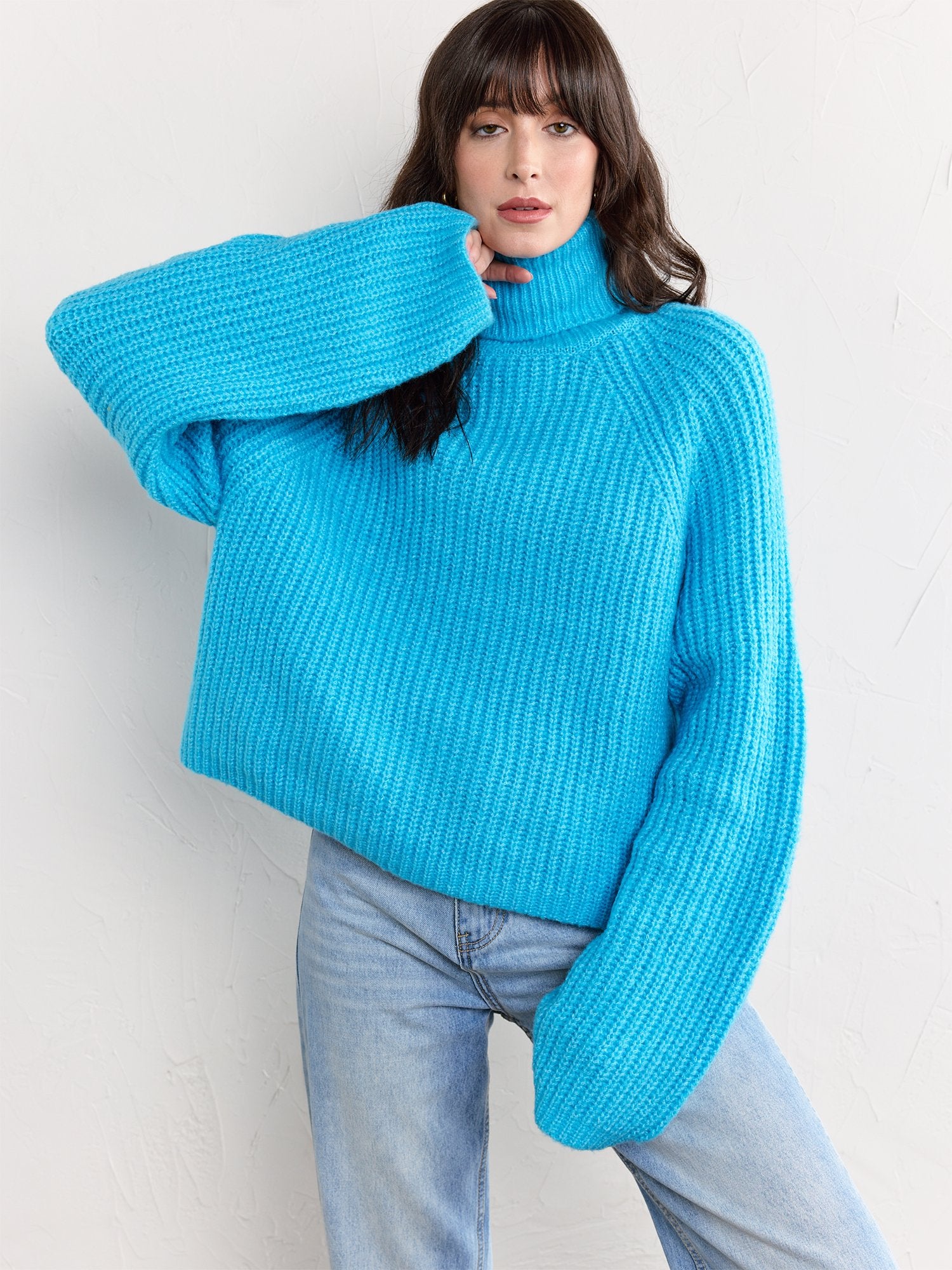 Hyfve Long-Sleeve Chunky Ribbed Knit Pullover - Brands We Love – New ...
