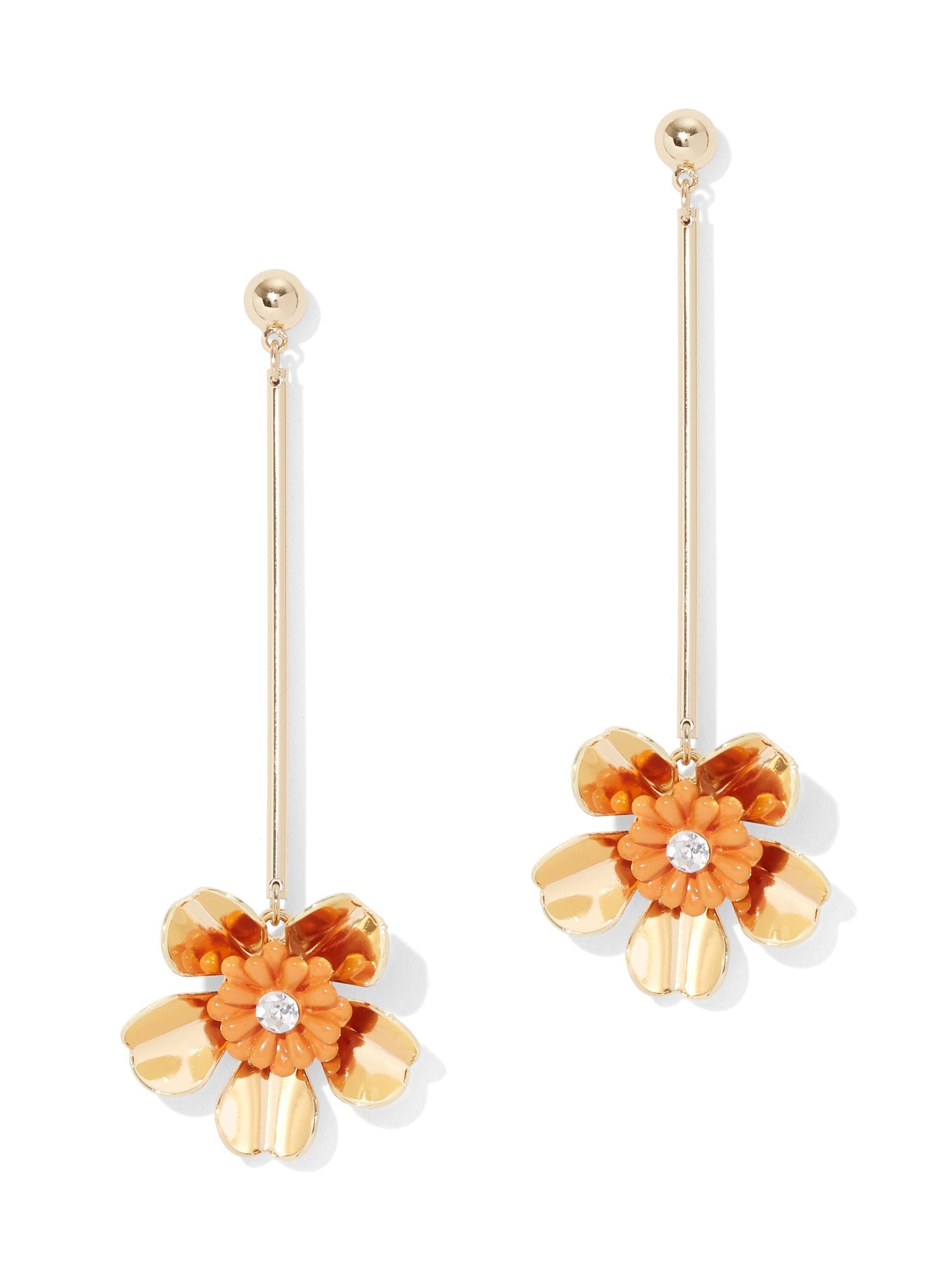 Floral Linear Drop Earring – New York & Company